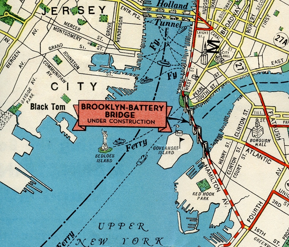 Bridge And Tunnel Map